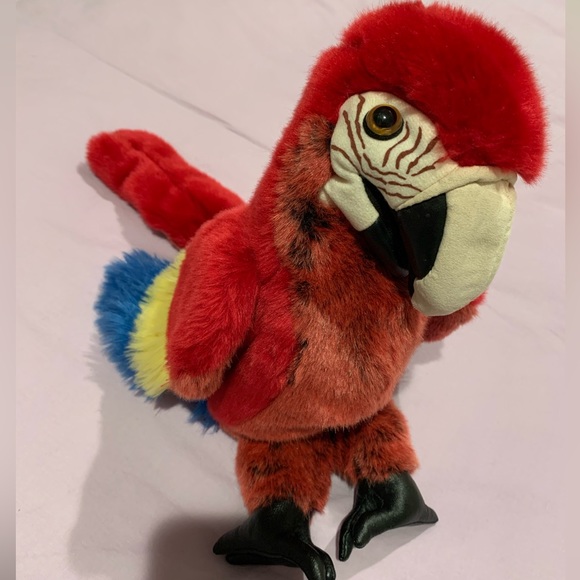 Folkmanis | Toys | Folkmanis Scarlet Macaw Parrot Hand Puppet Stuffy ...